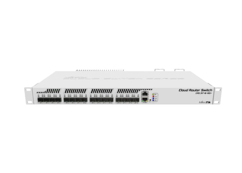 როუტერი: Mikrotik CRS317-1G-16S+RM Cloud Router Switch 317-1G-16S - KLG